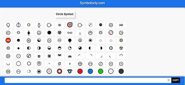 Circle Symbol by James Gunn on Dribbble