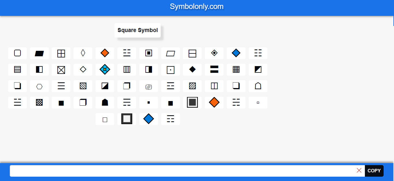 Square Copy And Paste designs, themes, templates and downloadable ...