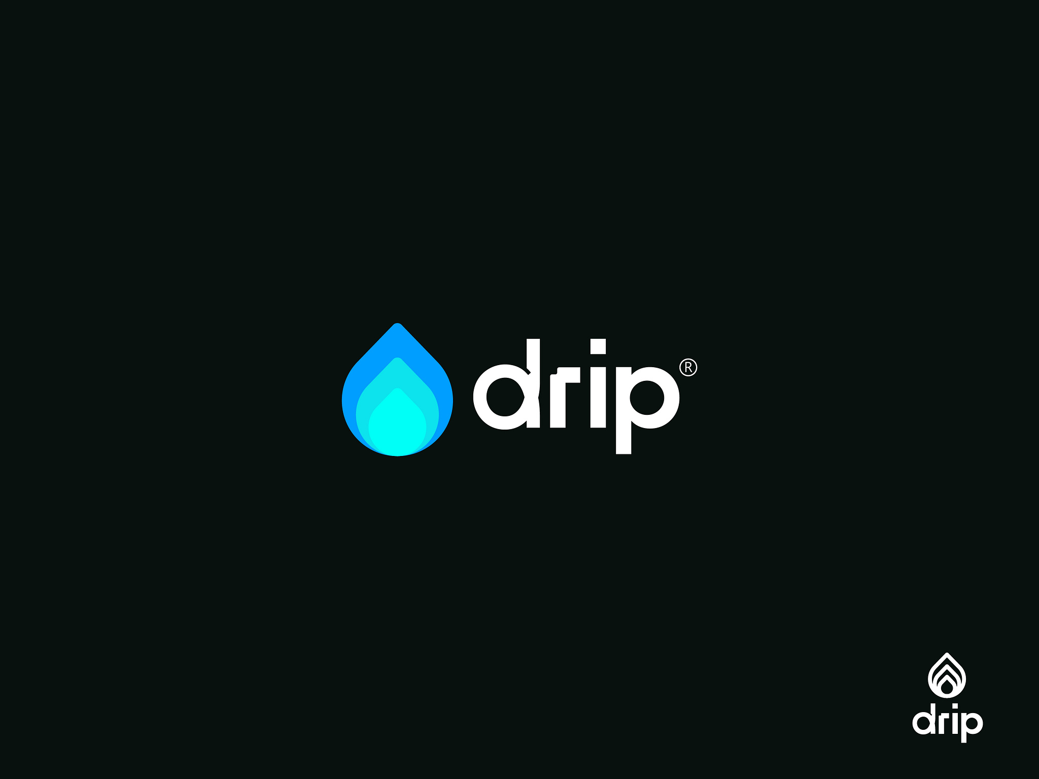 Drip© logo design by Next Mahamud on Dribbble
