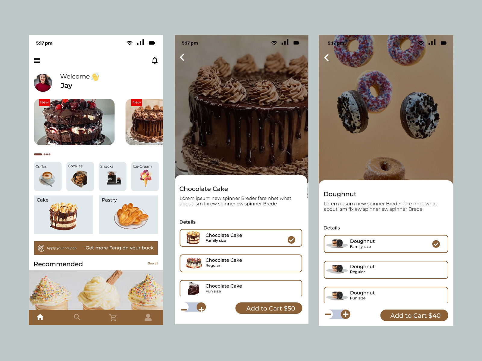 Cake Ordering App by Akingbade Oluwatimilehin on Dribbble