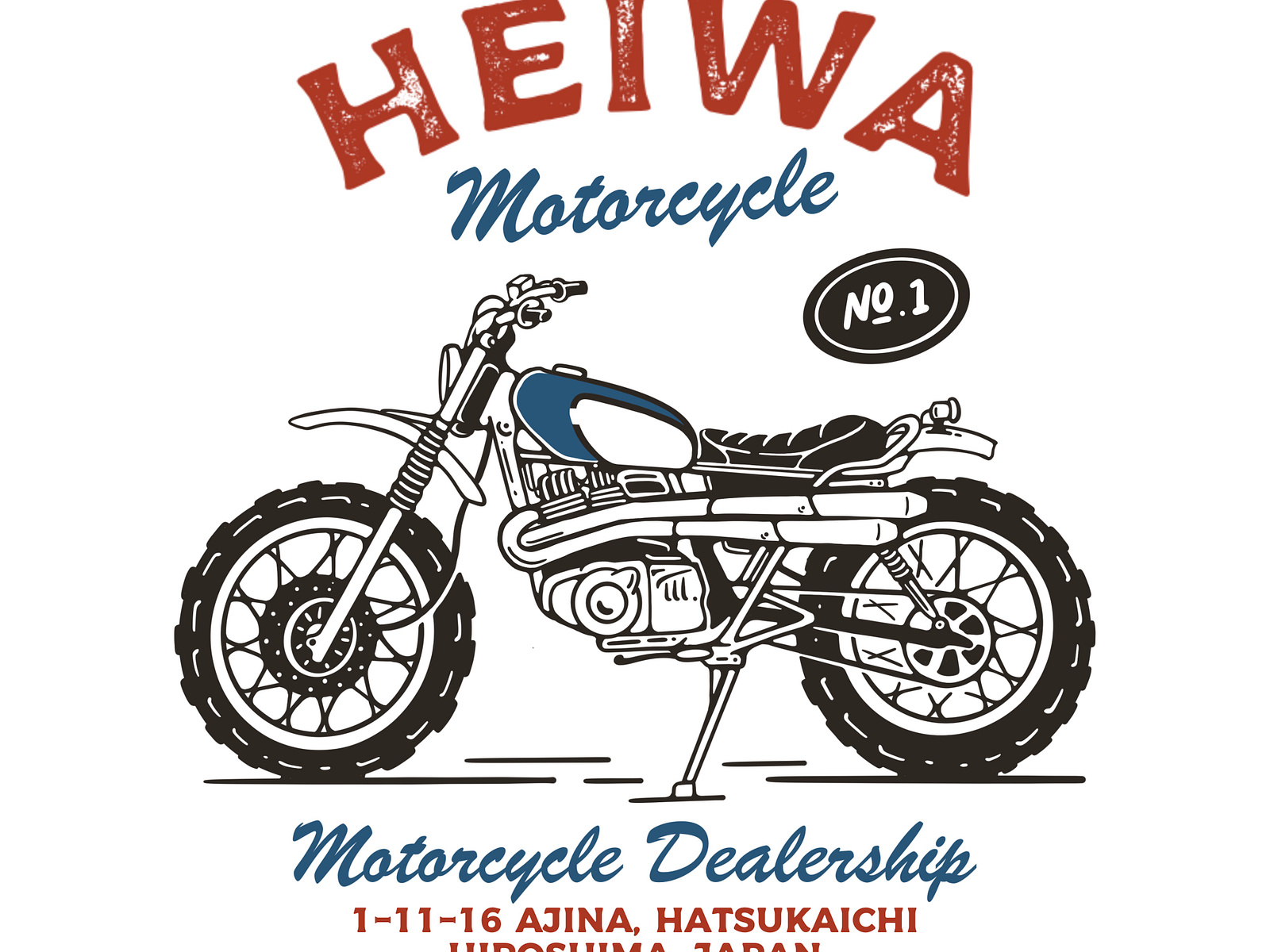 HEIWA MOTORCYCLE by xatiredesign_ on Dribbble