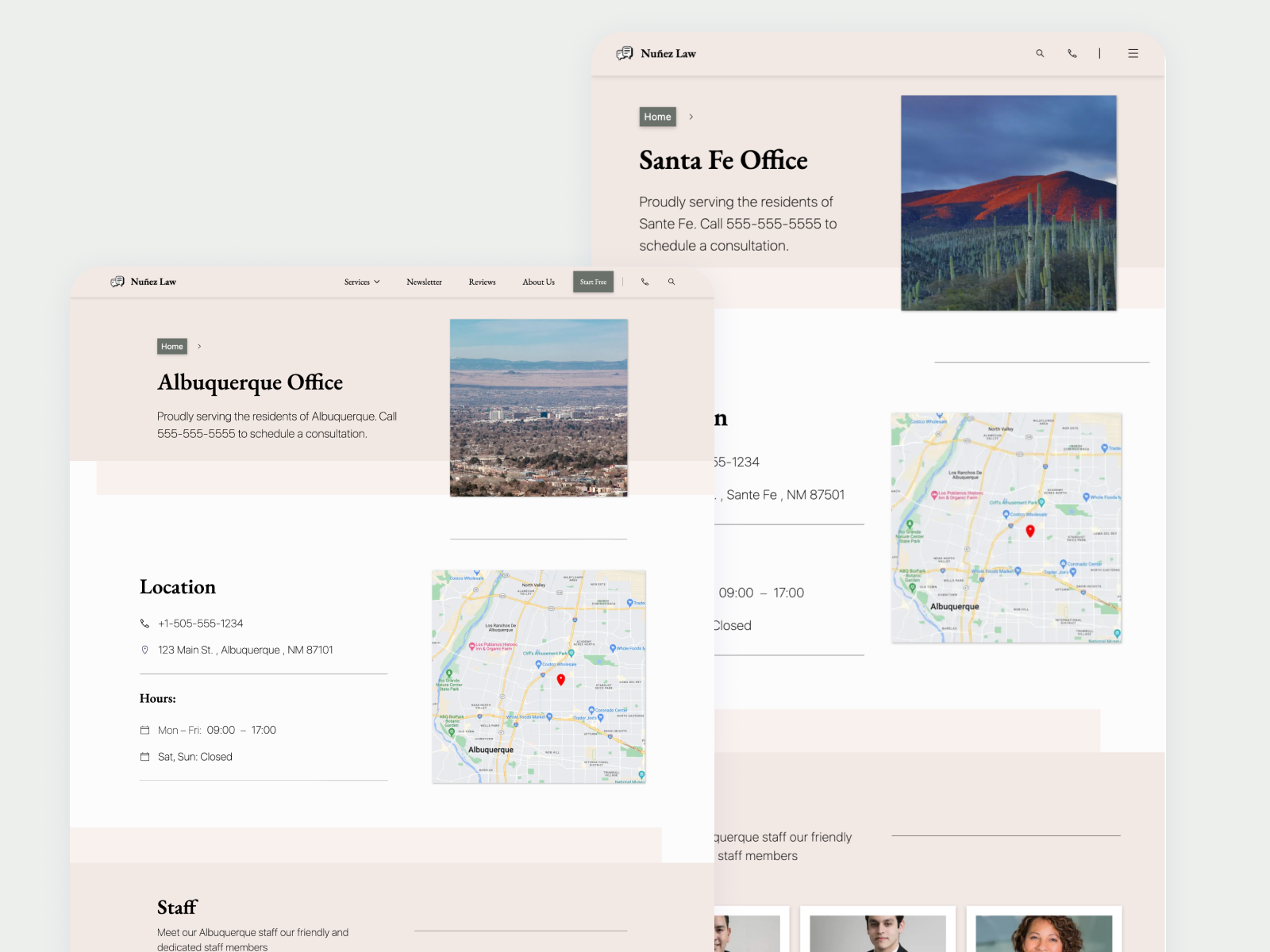 Law Firm Template by Tim Mudd on Dribbble