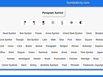 Paragraph Symbol designs, themes, templates and downloadable graphic ...