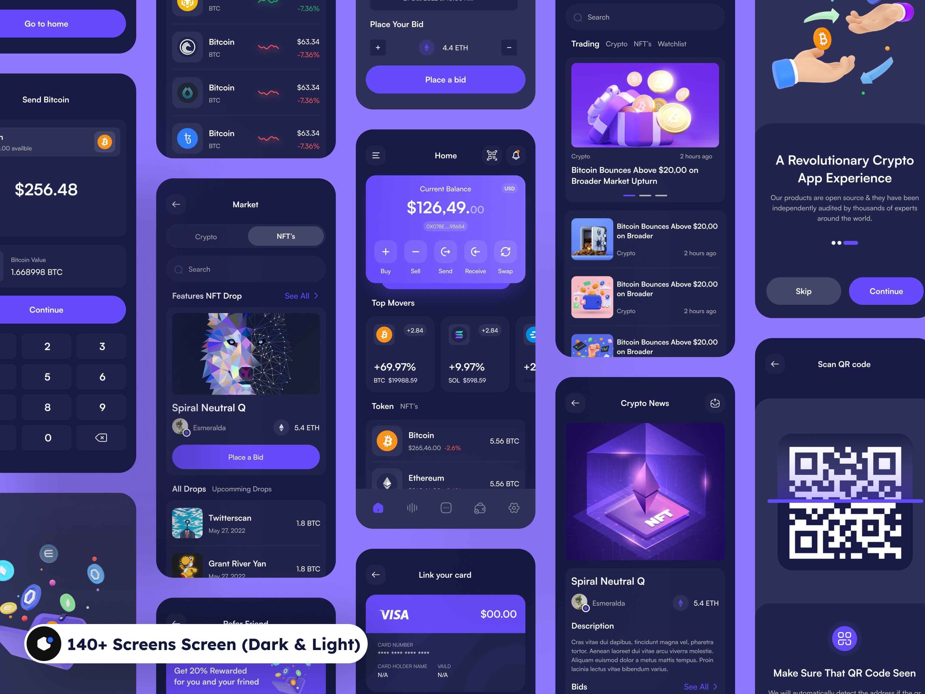 CryptoKit: Crypto Currency App UI Kit by Design Monks - UX UI | Web Design | Web & Mobile App ...