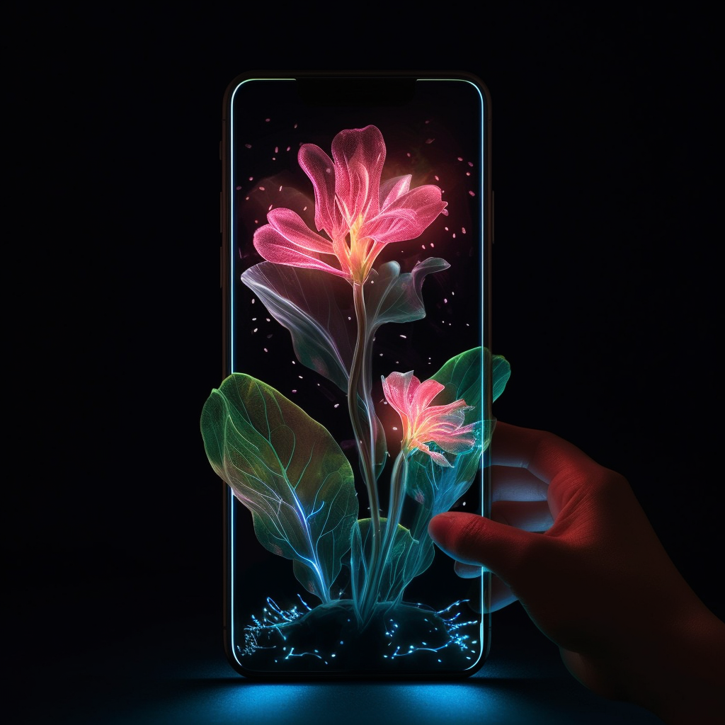3D GLOWING PHONE by Falilat . Ayinde on Dribbble