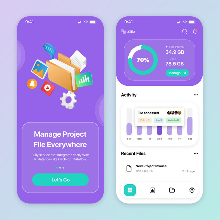 Management App Design-UIdesignz by UI Designz Agency on Dribbble