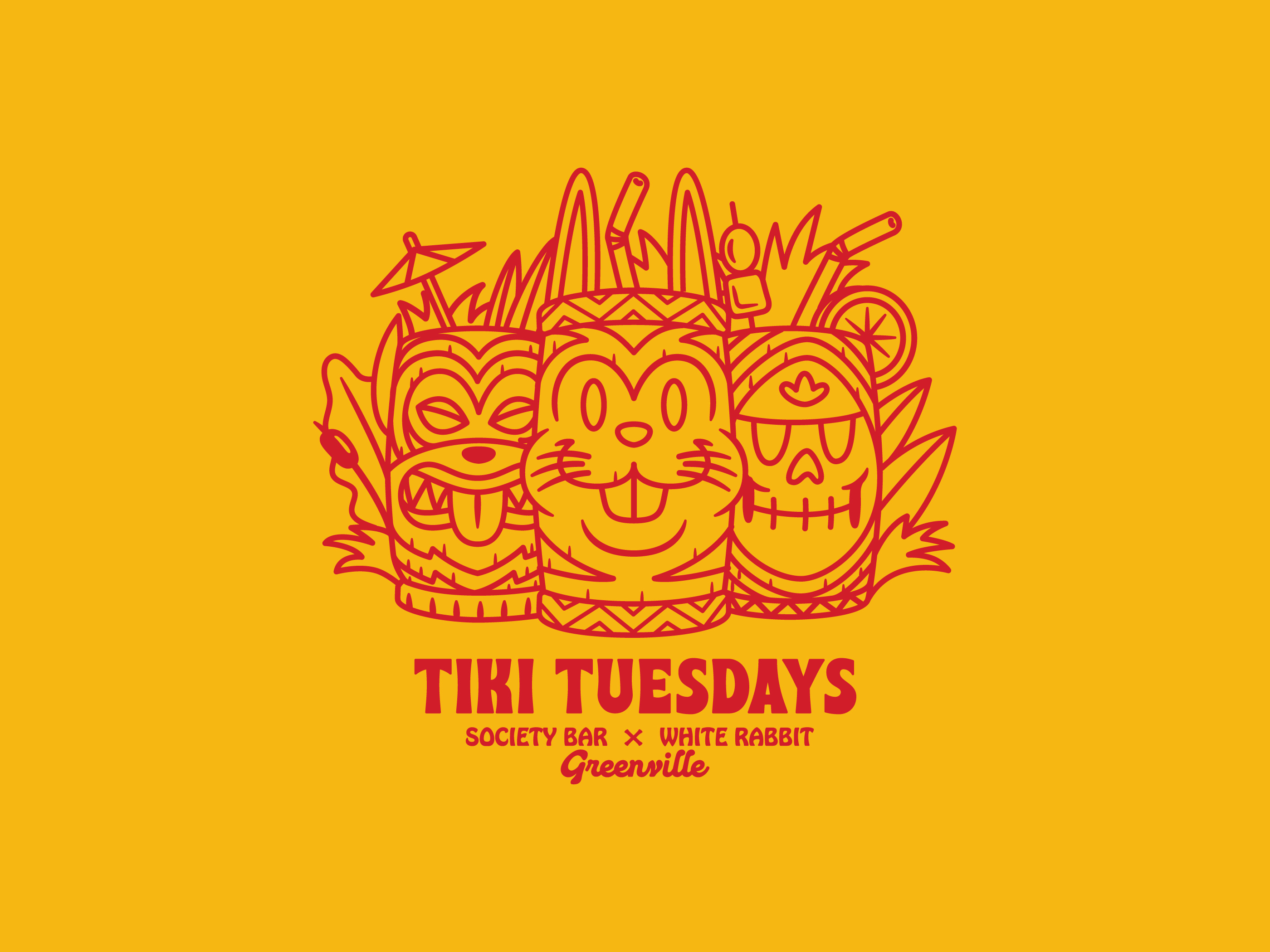 TIKI TUESDAYS by The Hungry Design Co. on Dribbble