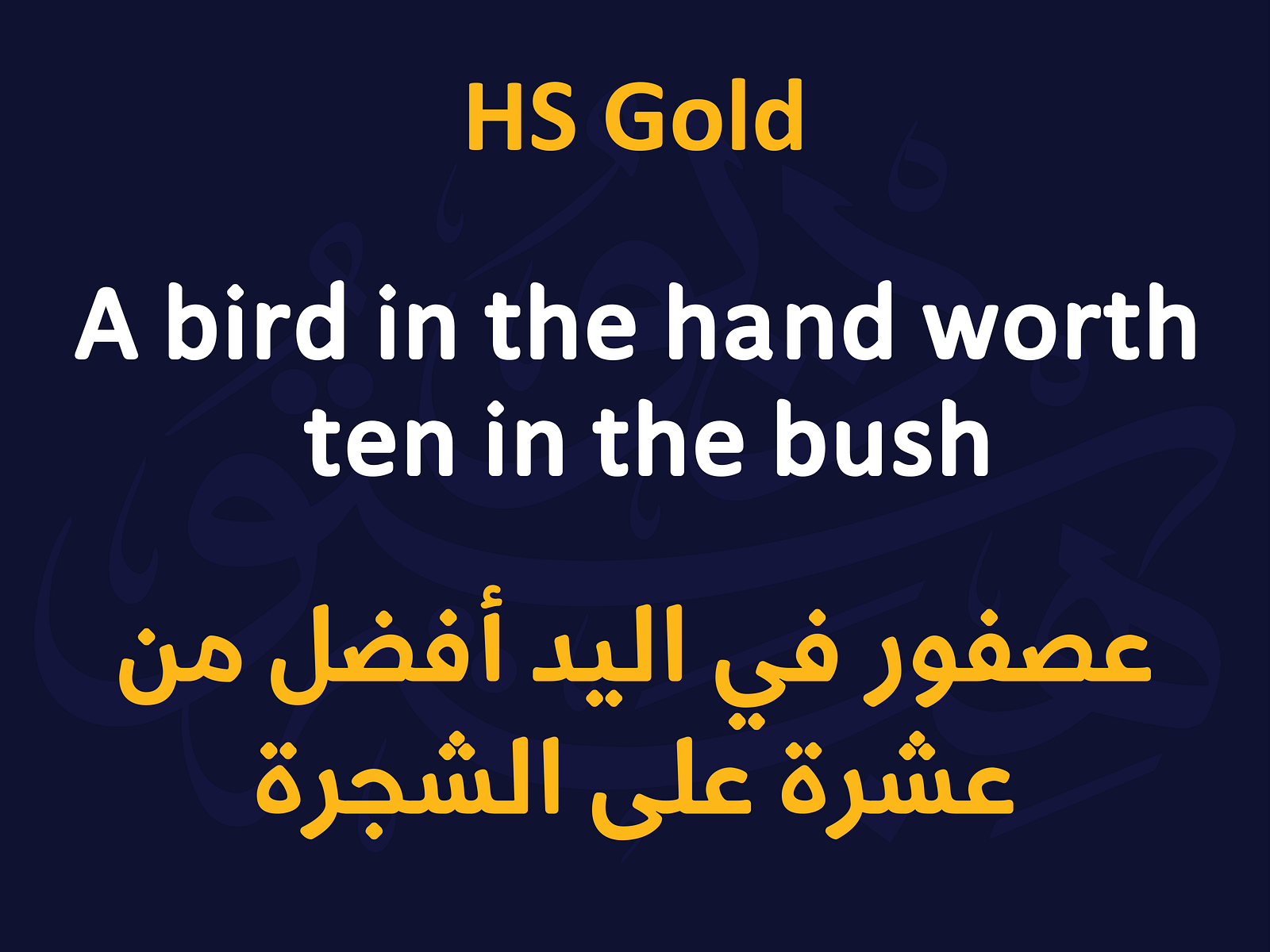 HS Gold font from HibaStudio by Hasan AbuAfash on Dribbble