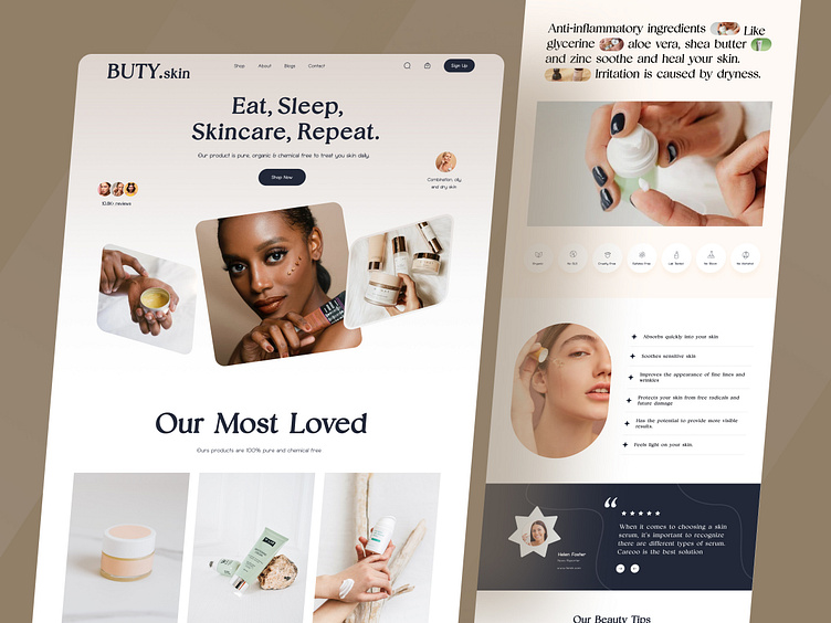 Beauty Product Website by Rakib Kowshar for Orizon: UI/UX Design Agency ... Beauty Product Website by Rakib Kowshar for Orizon: UI/UX Design Agency ...