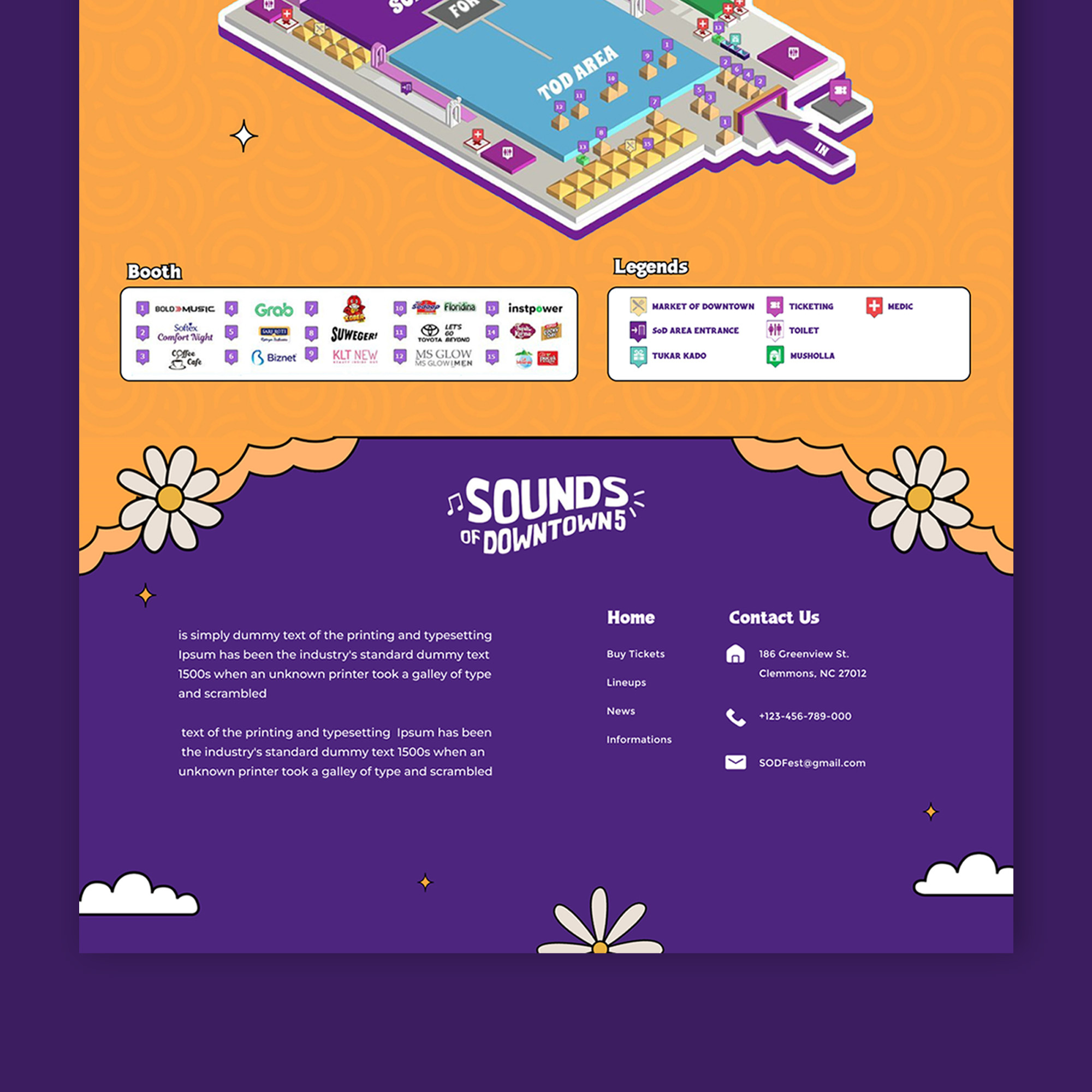 Sound Of Downtown Vol.5 Website Design by Rakaryan Wiryawisesa on Dribbble