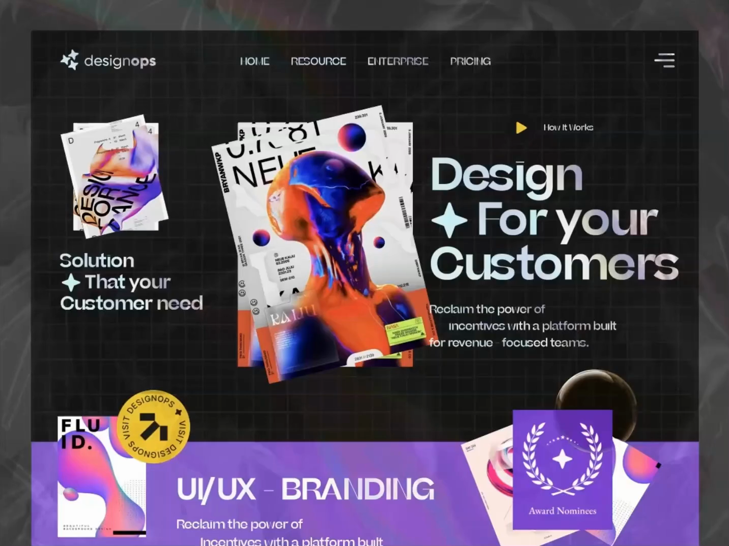 Design Agency Website by Navneet Kaur on Dribbble