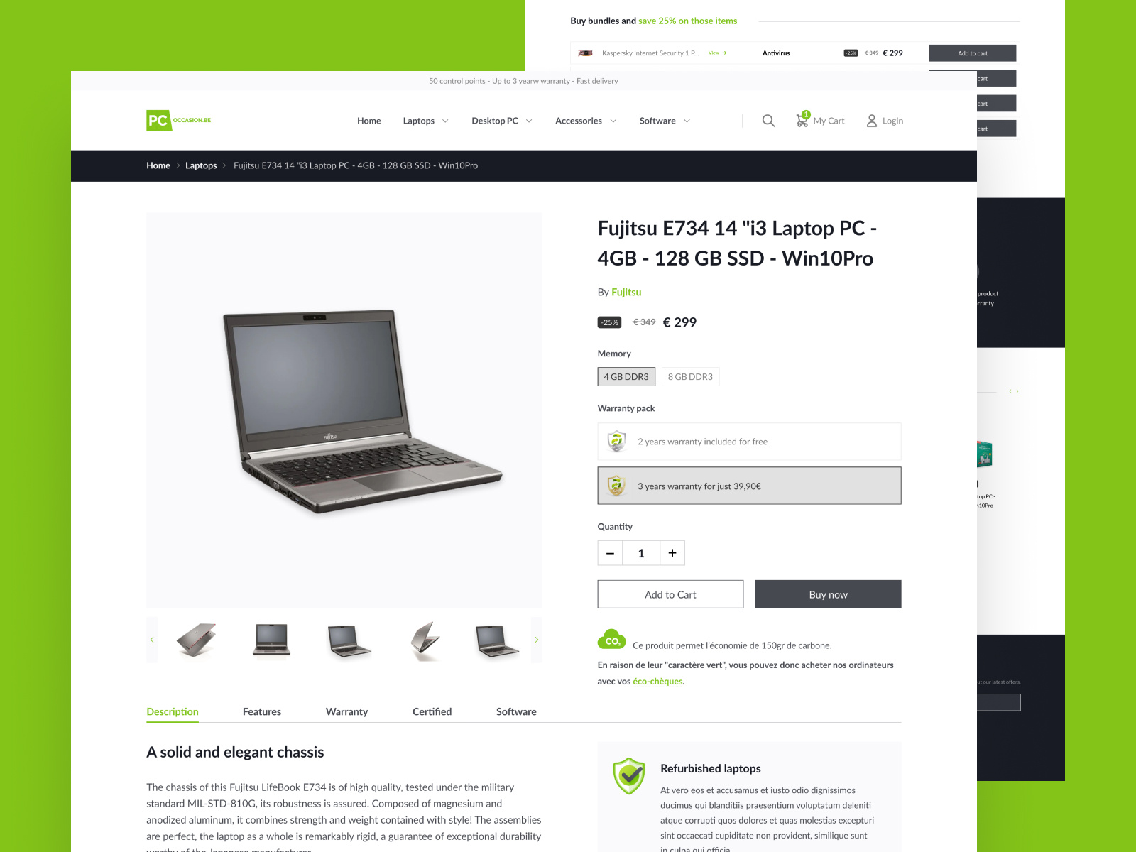 Refurbished computers online shop by Ivan Stajic on Dribbble