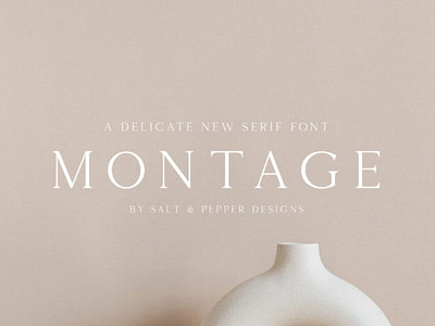 Montage Font by Gilang Cakradipa on Dribbble