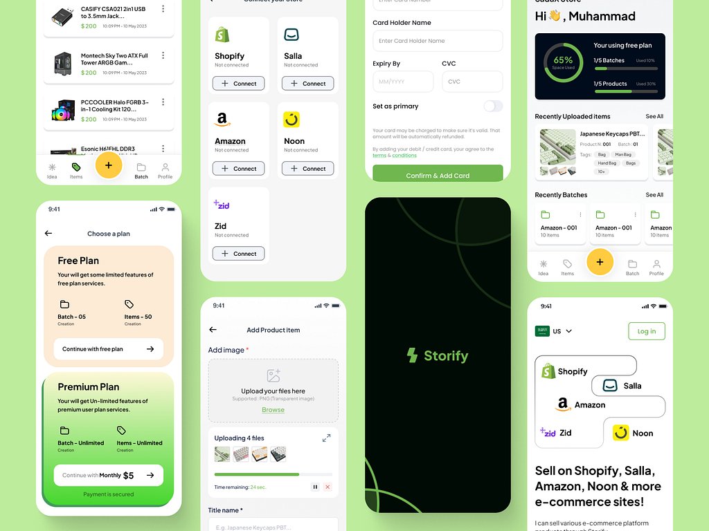 Storify mobile app by Borkat Ullah on Dribbble