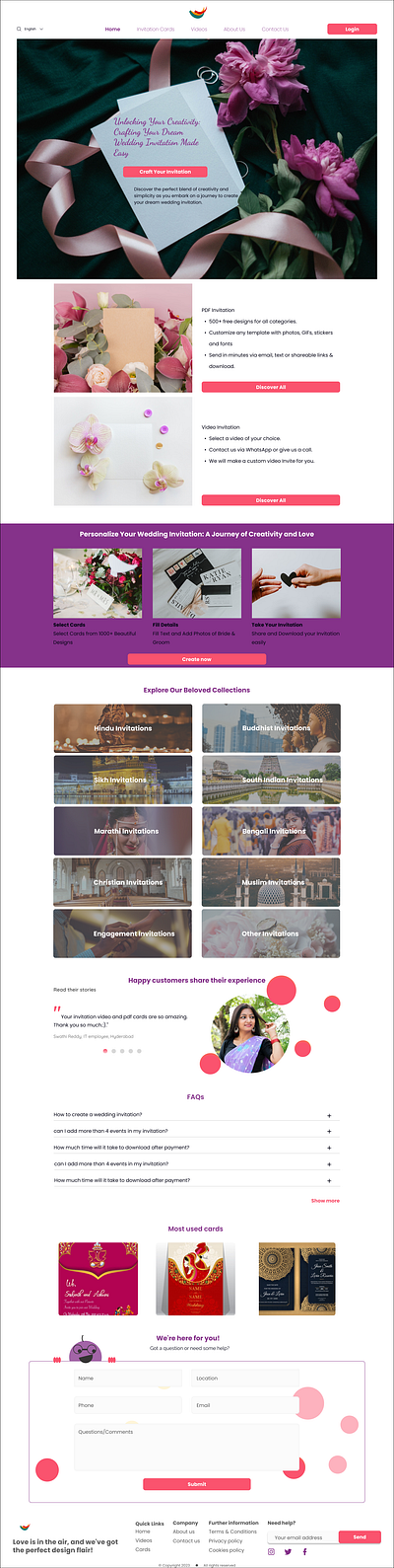 Browse thousands of Wedding Card Website images for design inspiration ...