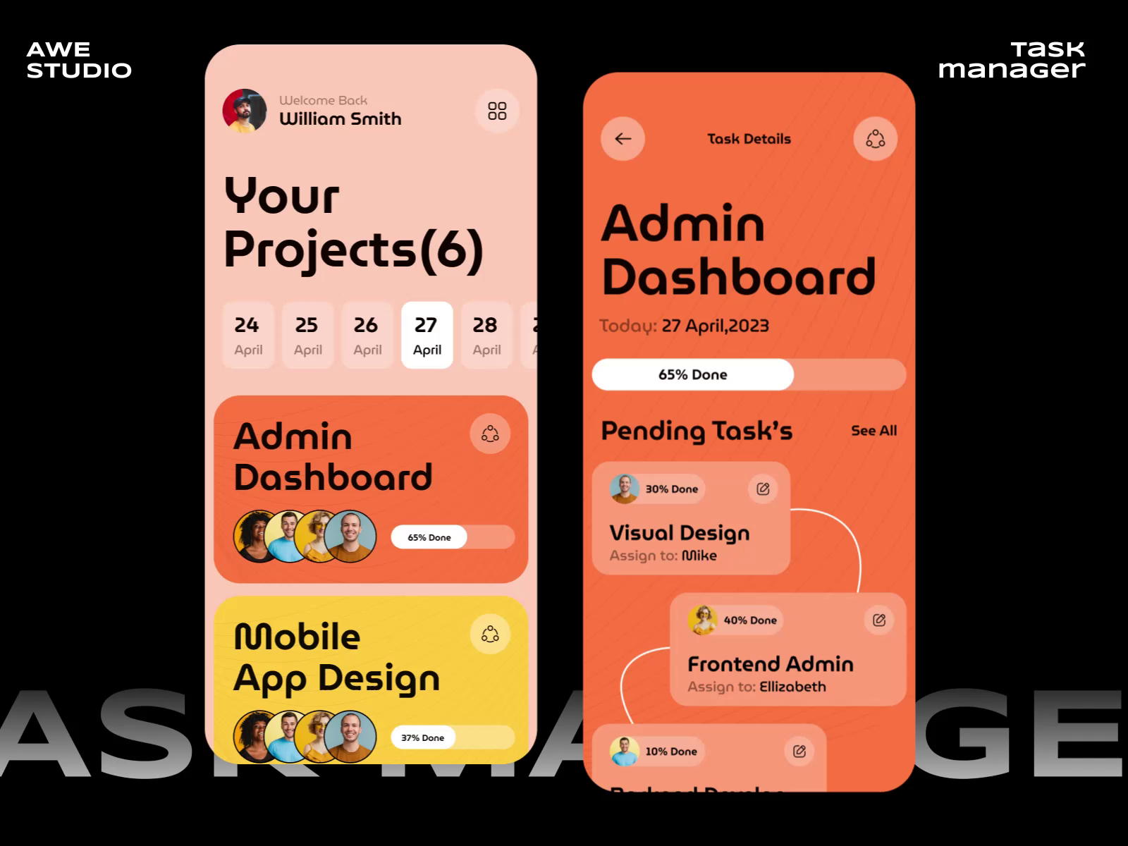 Task Management App By Awe Mobile App For Awe Design Studio On Dribbble task-management-app-by-awe-mobile-app-for-awe-design-studio-on-dribbble