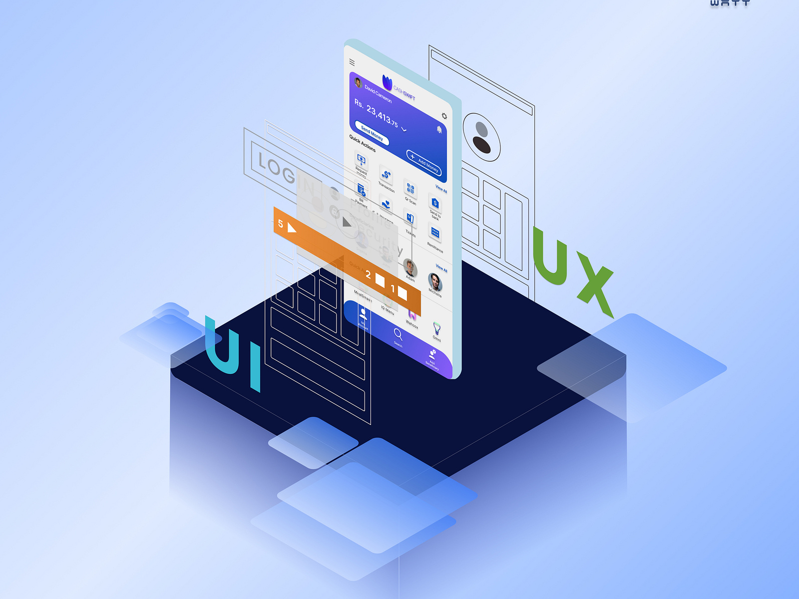 UI UX poster by sher ali on Dribbble