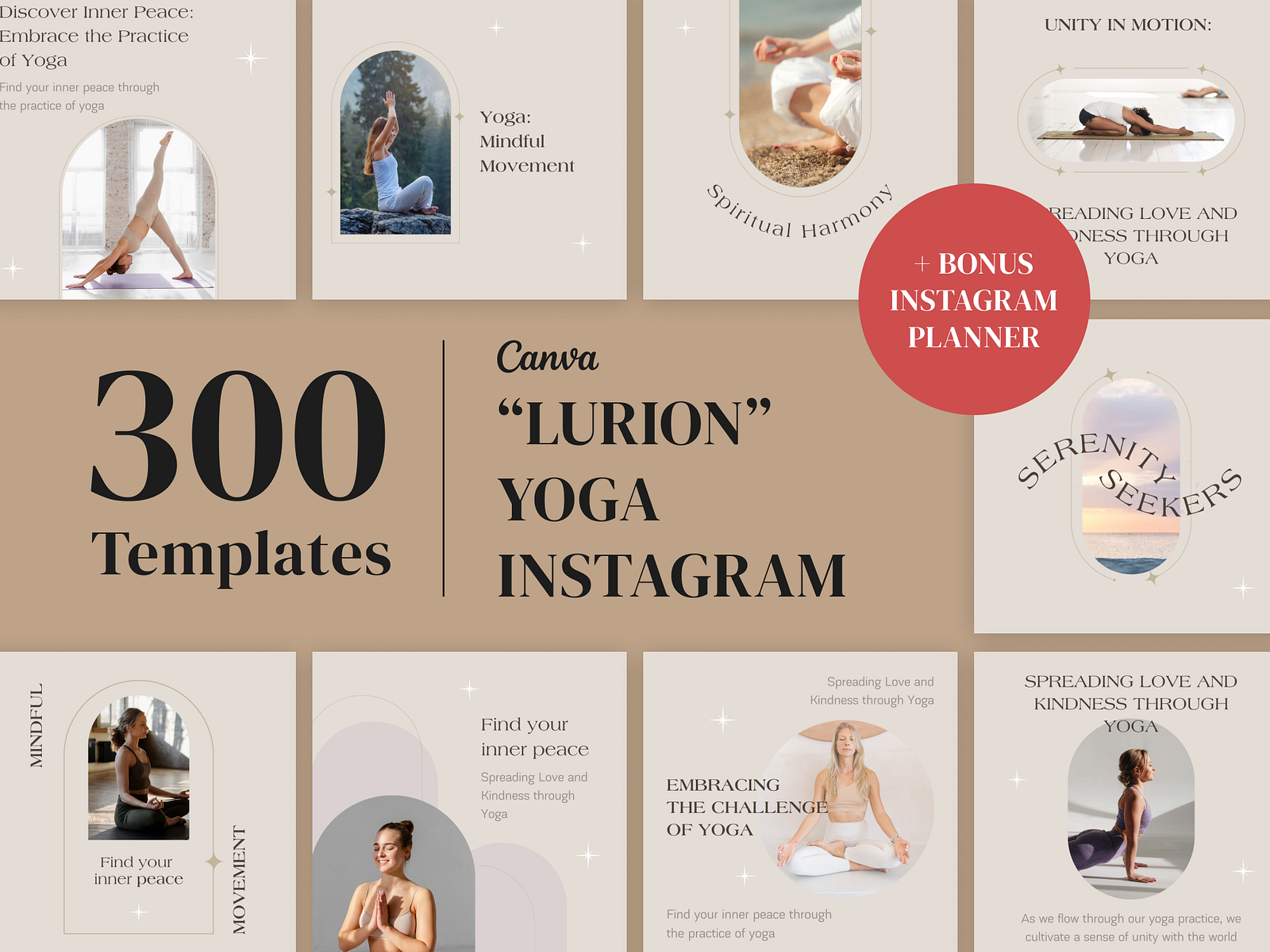 Lurion Instagram templates Canva by VeliusCreativeStudio on Dribbble