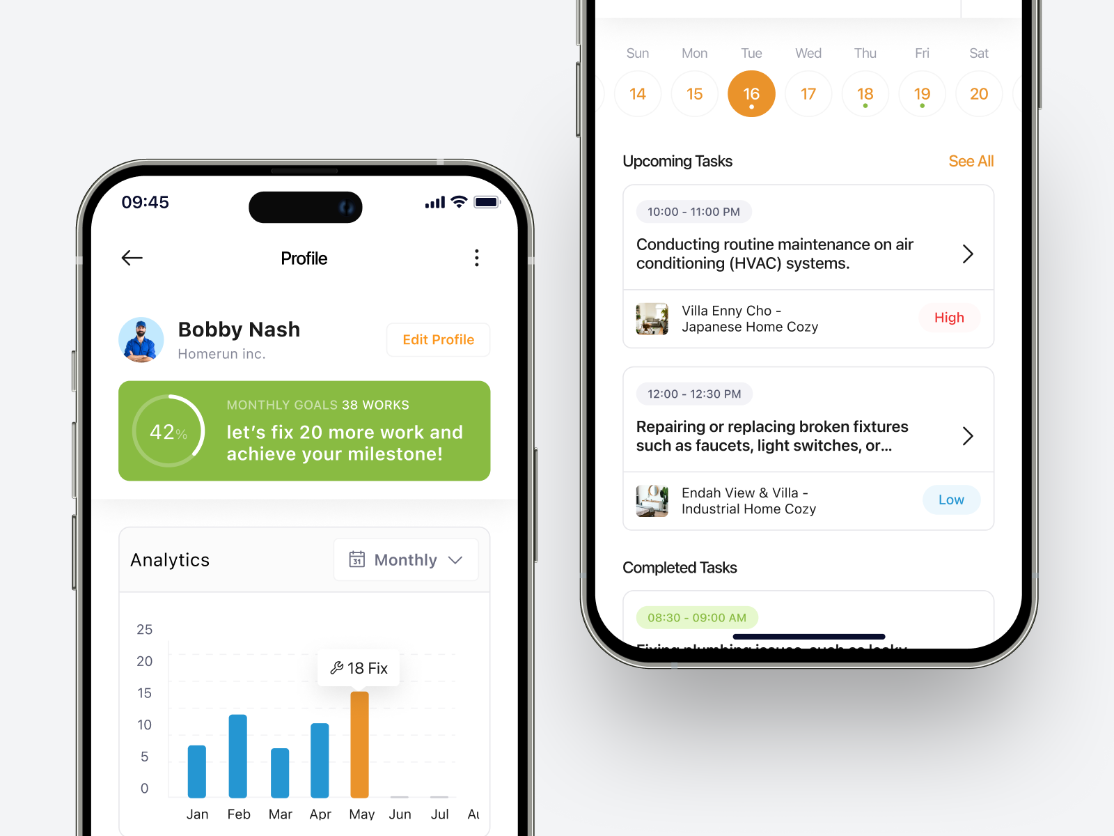 👷🏼 Stellar • Real Estate Maintenance Vendor App by Viola Primadewi on ...