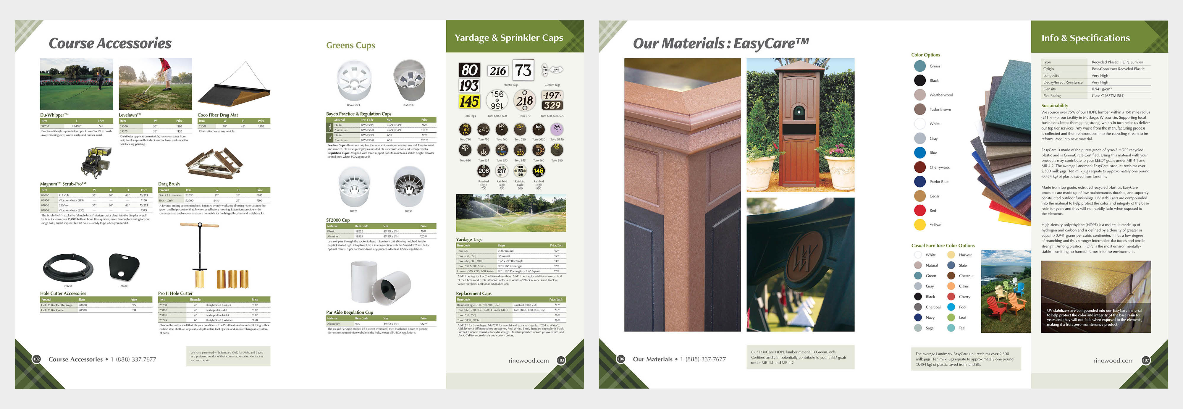 Landmark Golf Course Products by Brad Horton Design on Dribbble