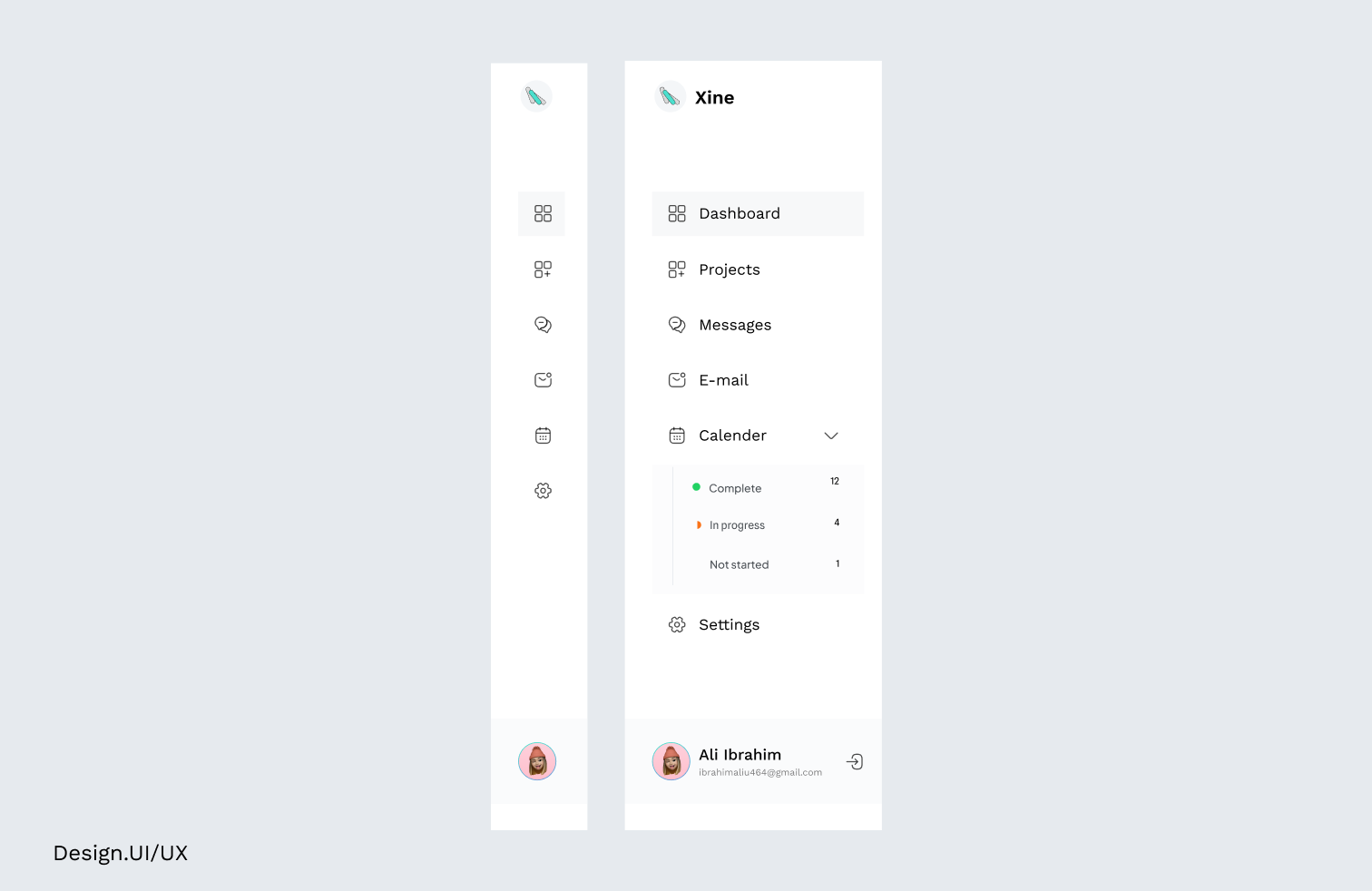 Dashboard menu by ibrahim aliu on Dribbble