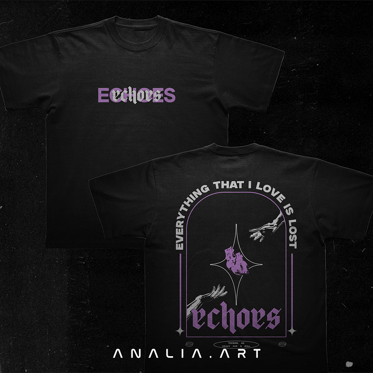 ECHOES - MERCH CONCEPT UNOFFICIAL by Anália Cristina | Merch Designer ...