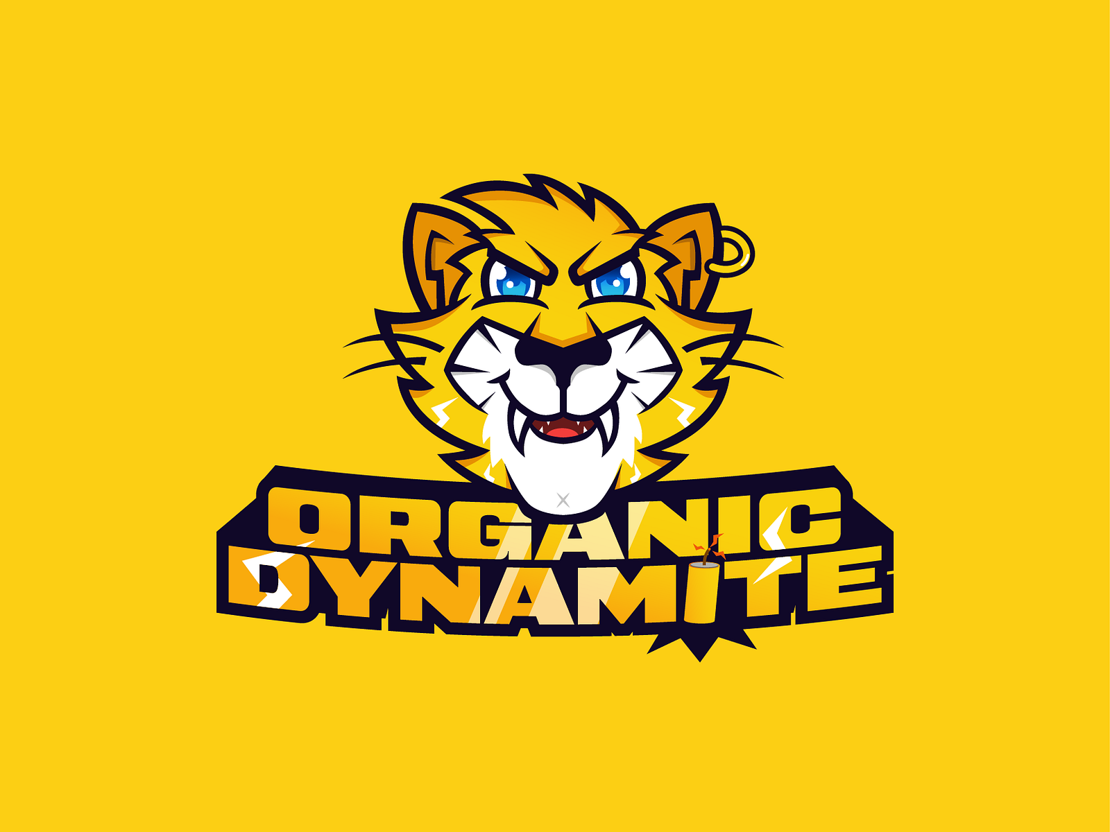 Organic Dynamite logo proposal by Creatoro Design on Dribbble