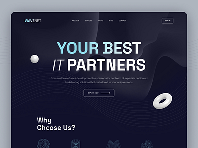 It Solutions Technology Website By Ahmad S Afandi For Peterdraw