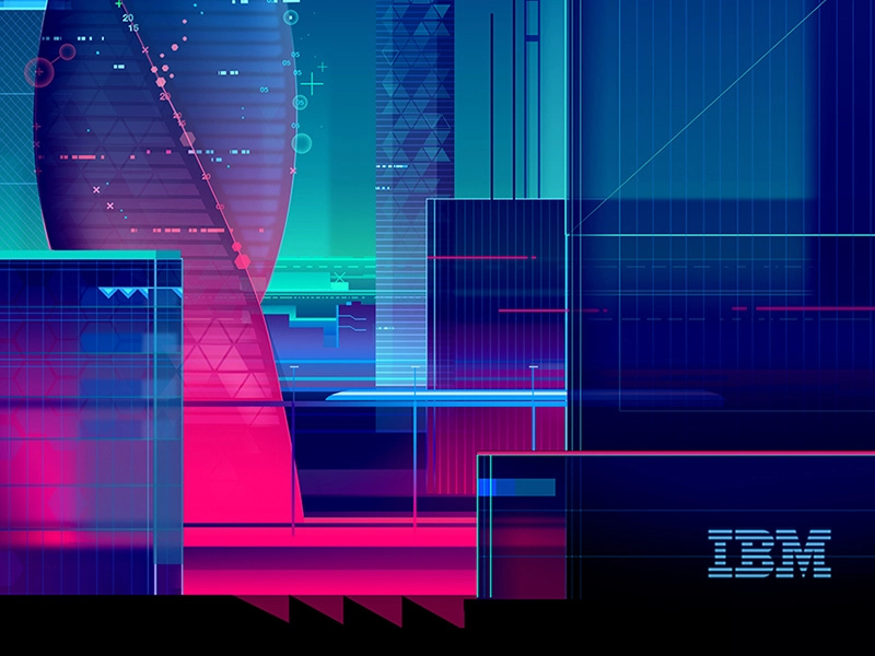 IBM by Romain Trystram on Dribbble