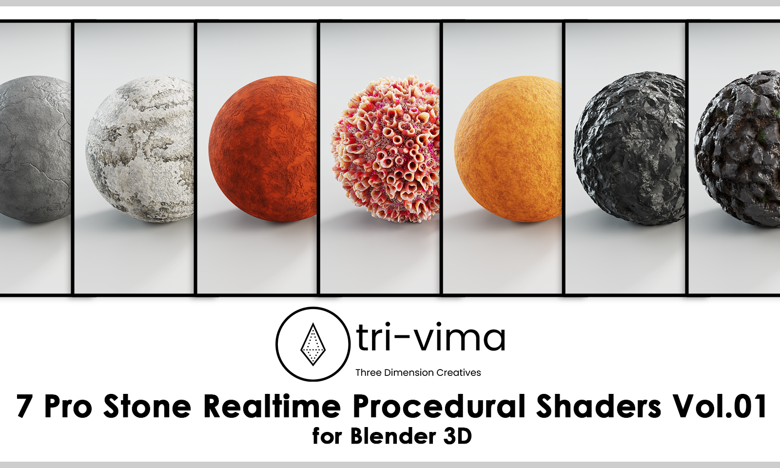 7 Pro Stone Realtime Procedural Shaders Vol01 by tri-vima on Dribbble