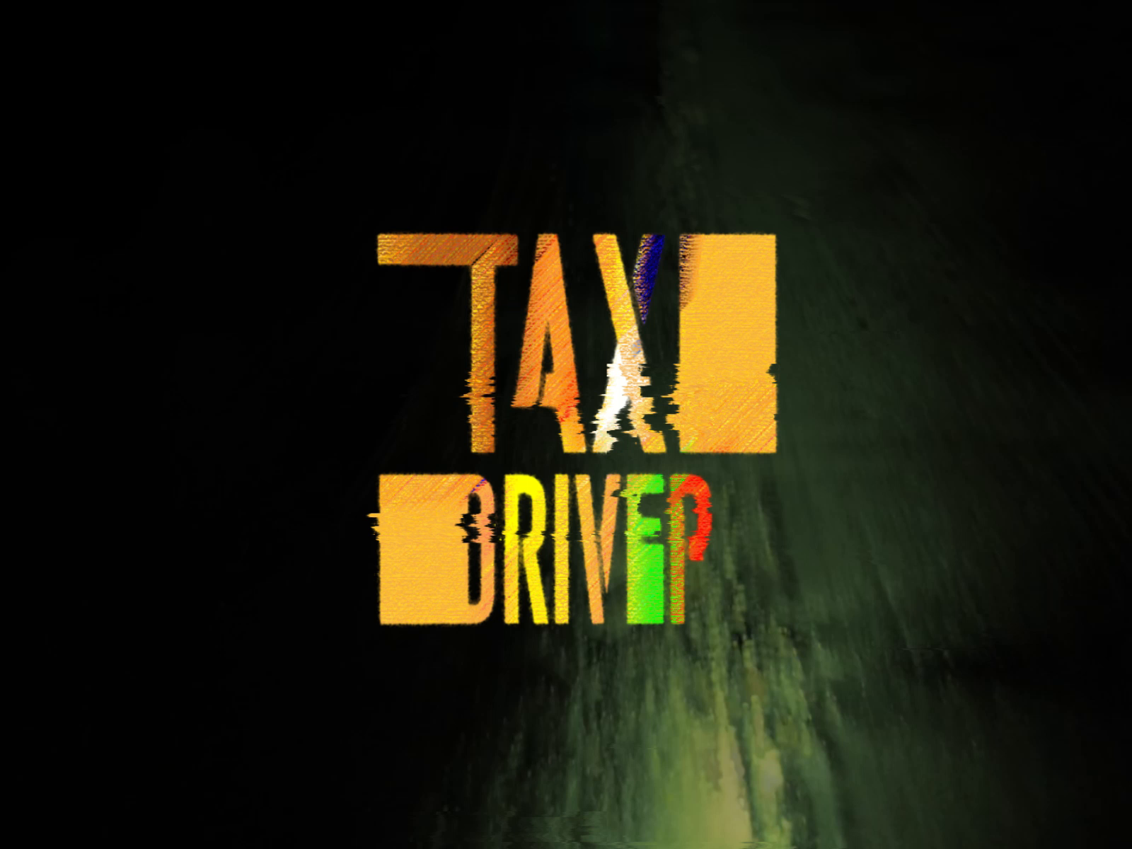 Taxi Driver - titles by Jordan Casper on Dribbble