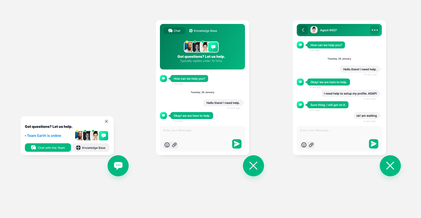 Floating Chat Widget by Aryabh on Dribbble