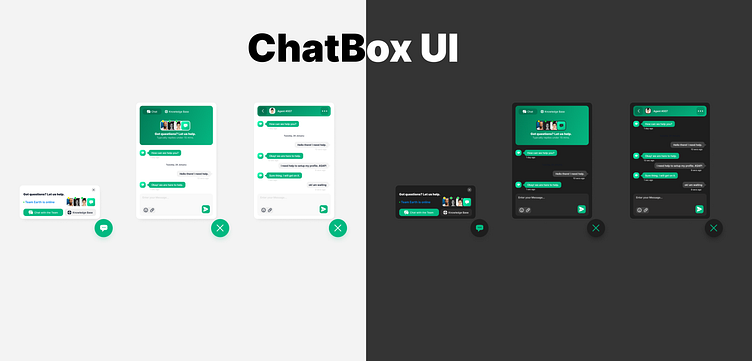 Floating Chat Widget by Aryabh on Dribbble