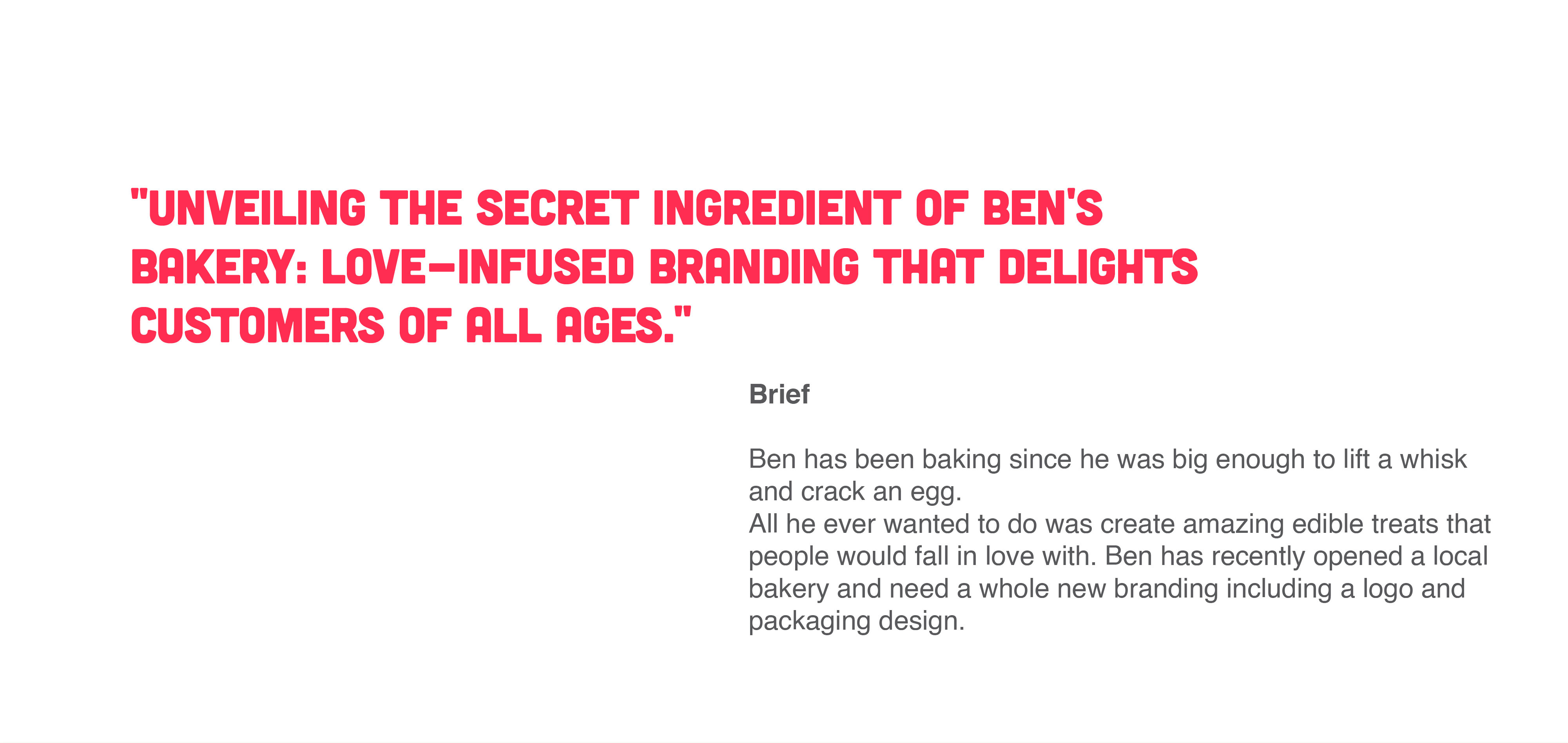 Ben's Bakery - Logo & Brand Design by Aashlesha Parab on Dribbble