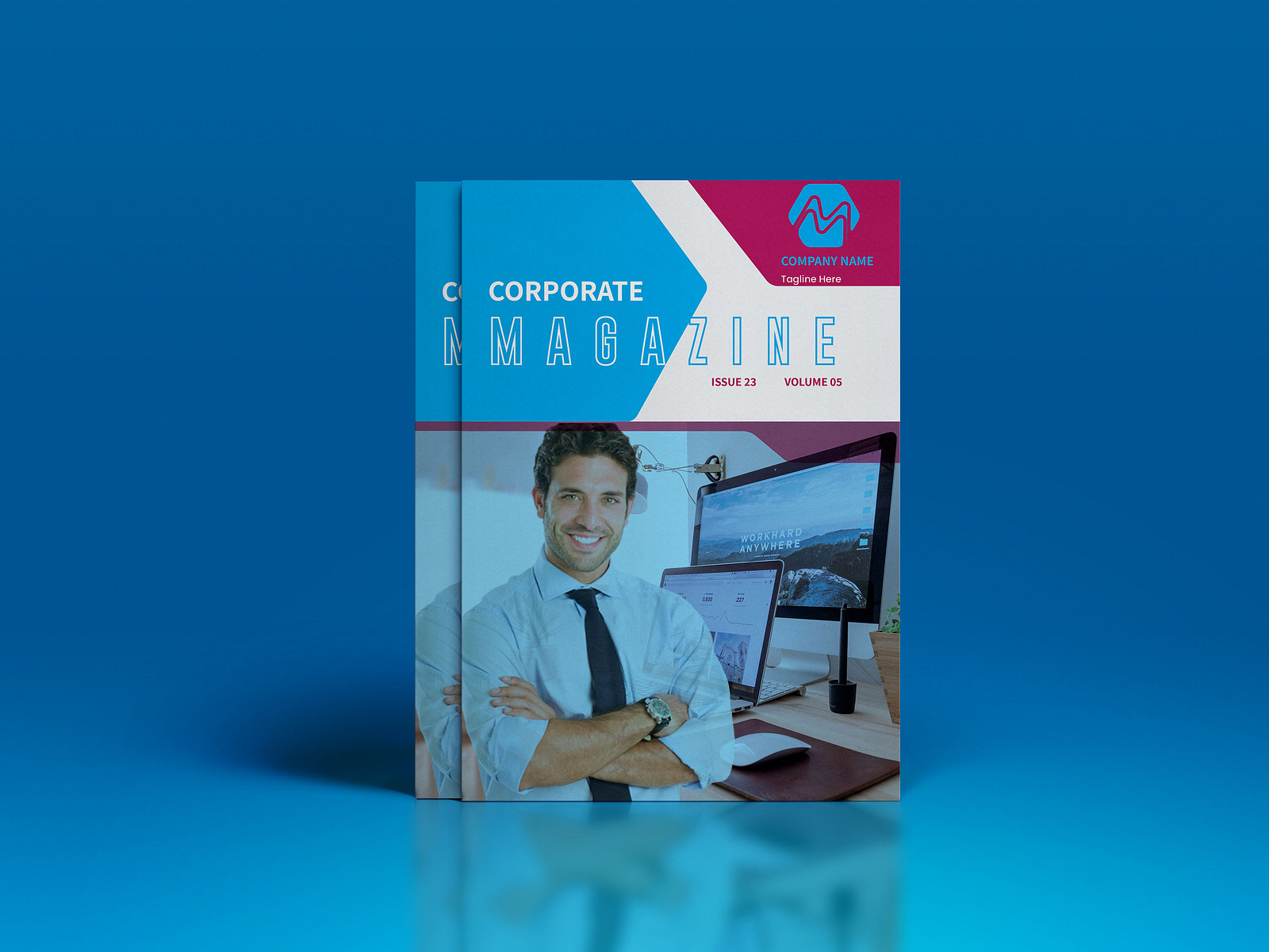 Corporate Business Magazine Template by Ziaur Rahman on Dribbble