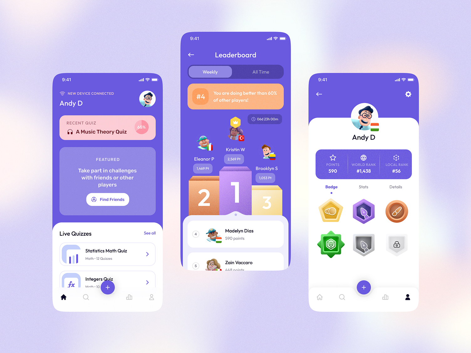 Gamification App By Andrew Design On Dribbble