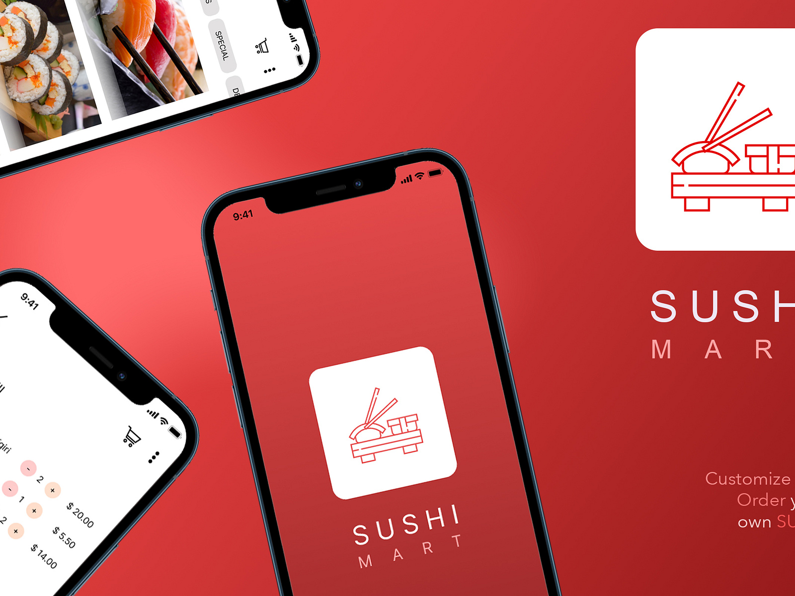 SUSHI Mart - Mobile App by Ataya UI on Dribbble