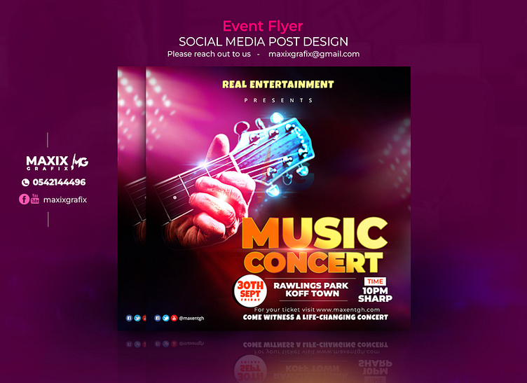 Flyer Design, Party Flyer, Social media, Event Poster, Concert by ...