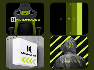 Madhouse Logo and identity Design by Haider Hussein on Dribbble