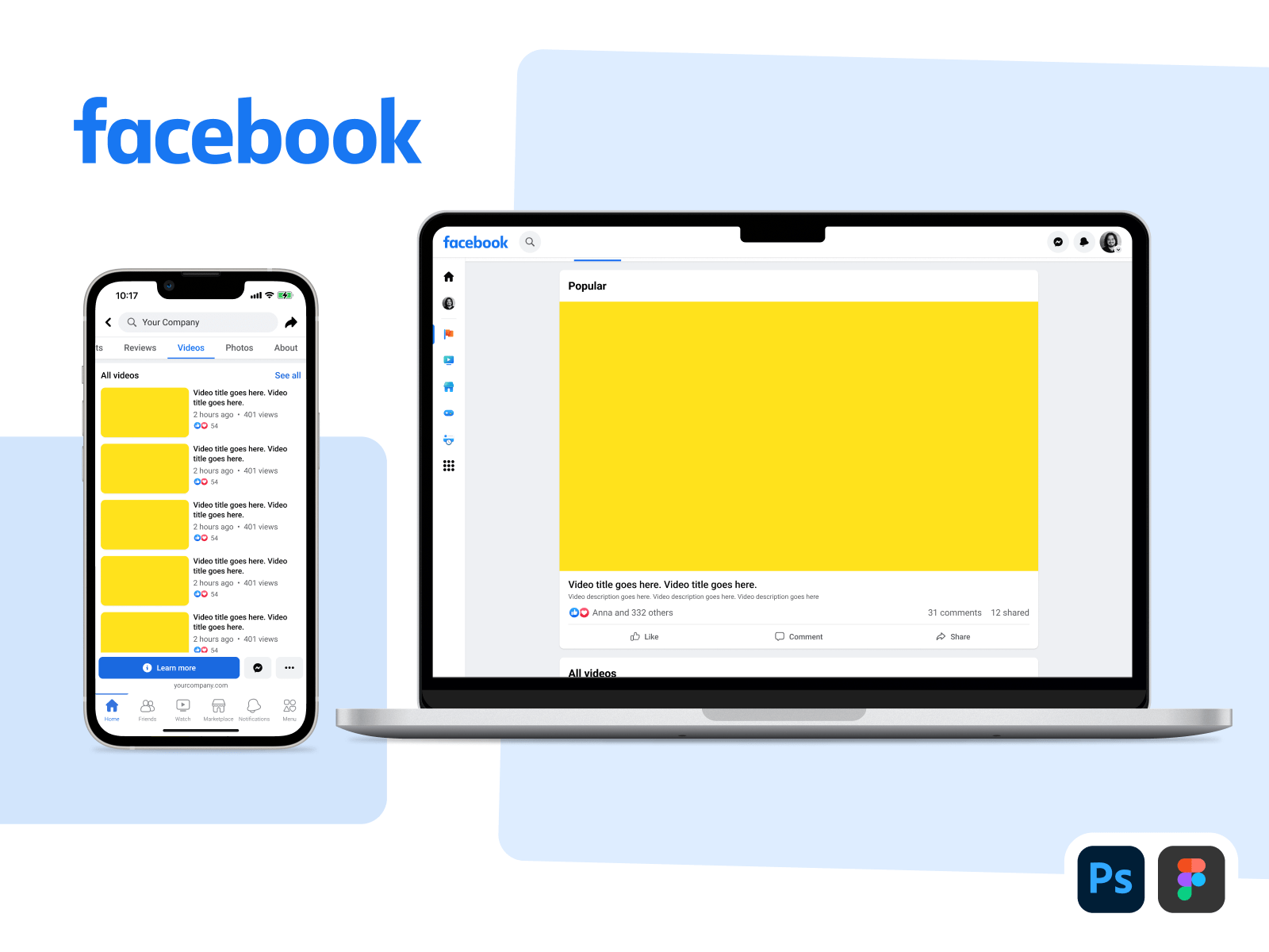 Social Media Branding Kit | Figma | PSD by Vitor Heinzen on Dribbble