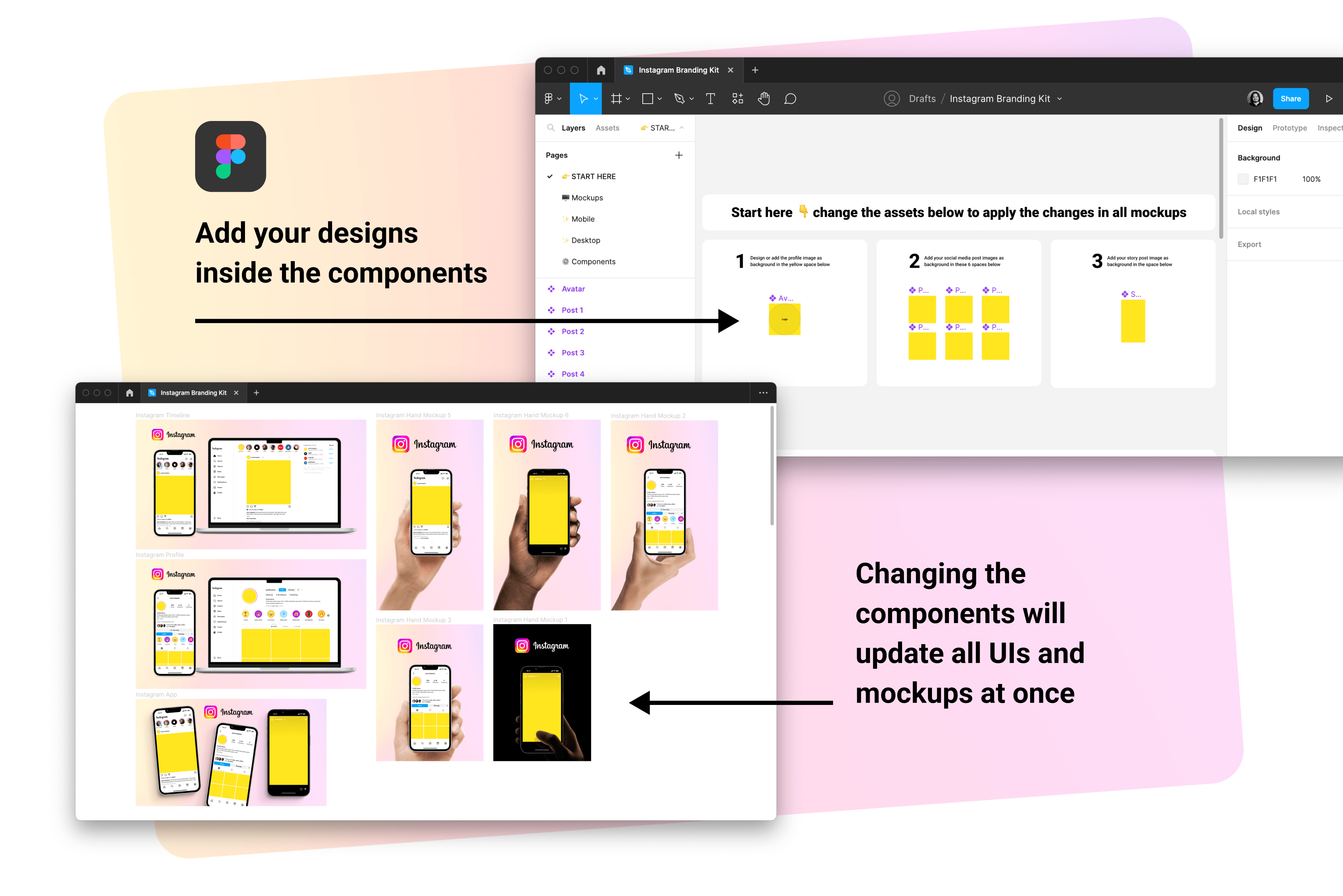 Instagram Templates | Figma | PSD by Vitor Heinzen on Dribbble