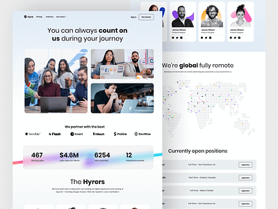 Software SaaS about us page design by Emilian for DesignUp on Dribbble