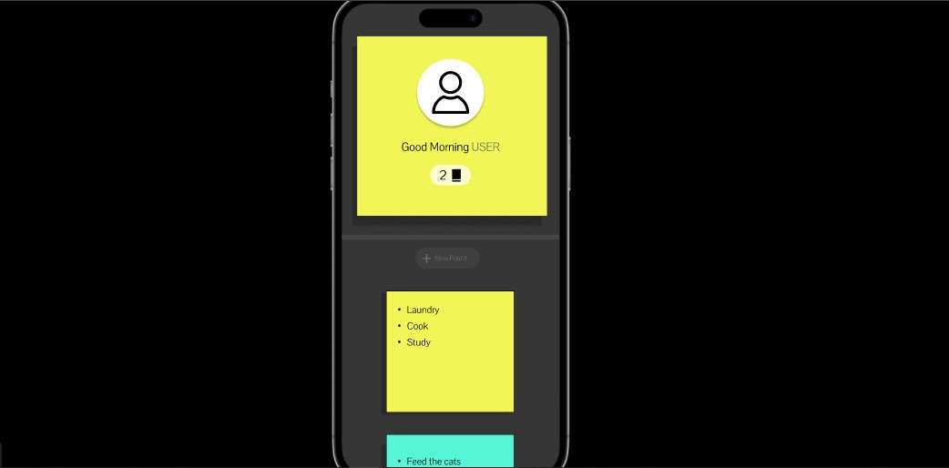Post it! | note taking app prototype design by Eric Gomes on Dribbble