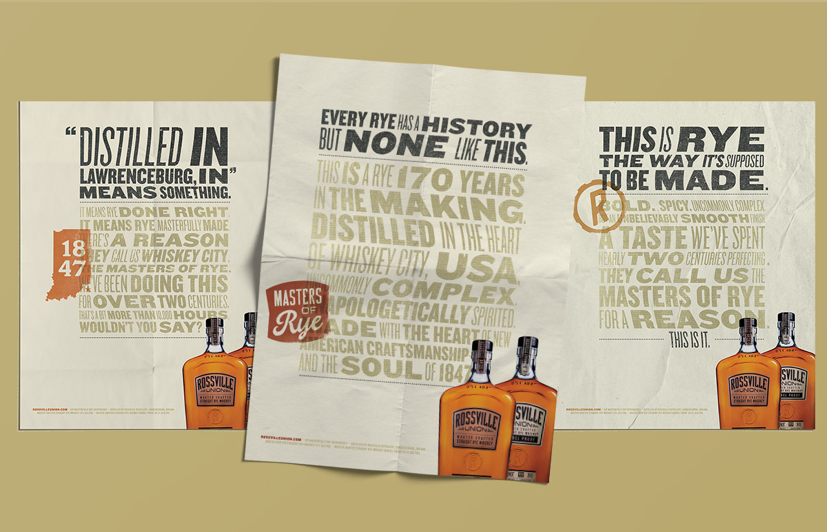 Rossville Union Rye Print by Micah Hair on Dribbble