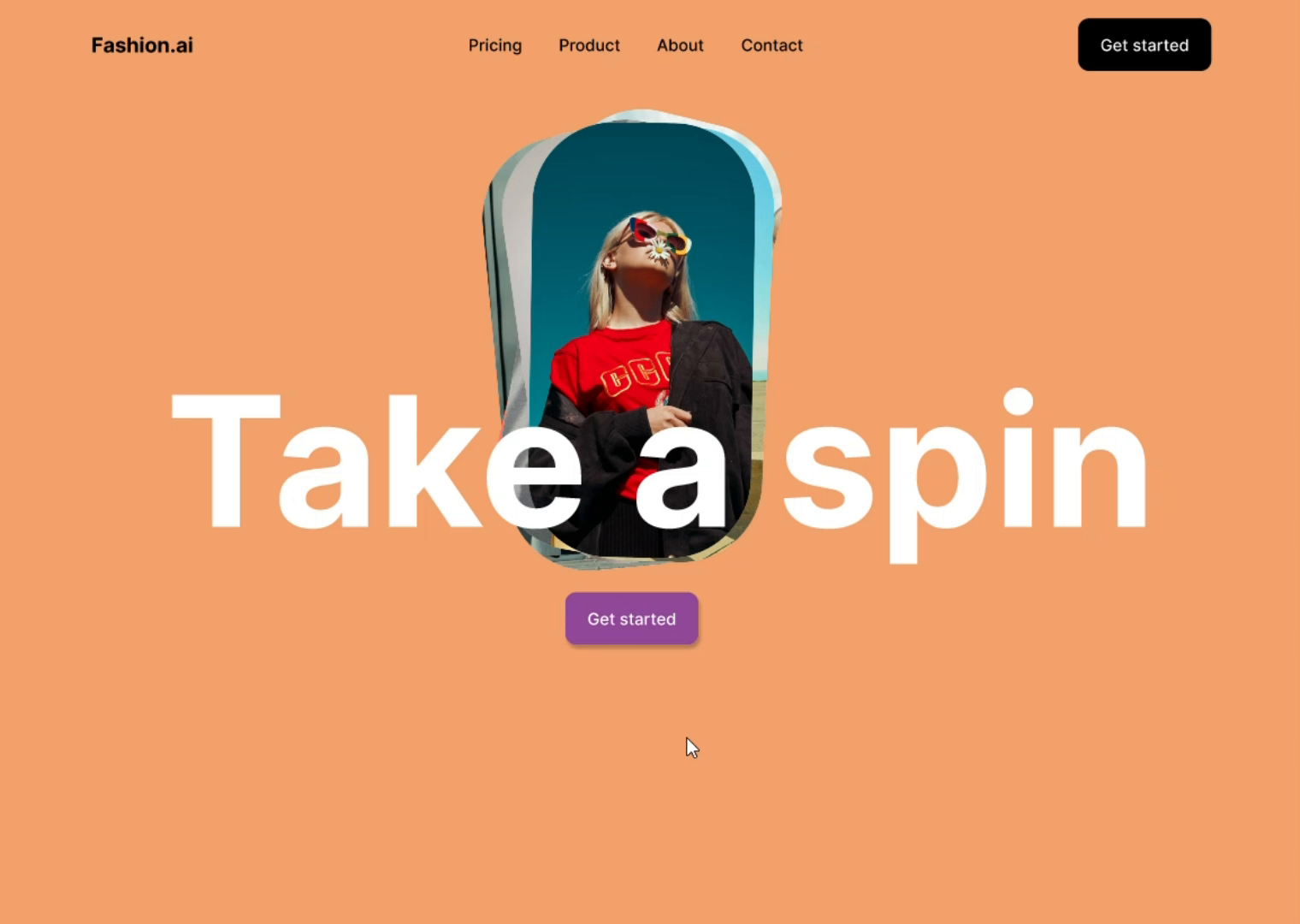 360 Spinning Fashion Website by Nurdine Kone on Dribbble