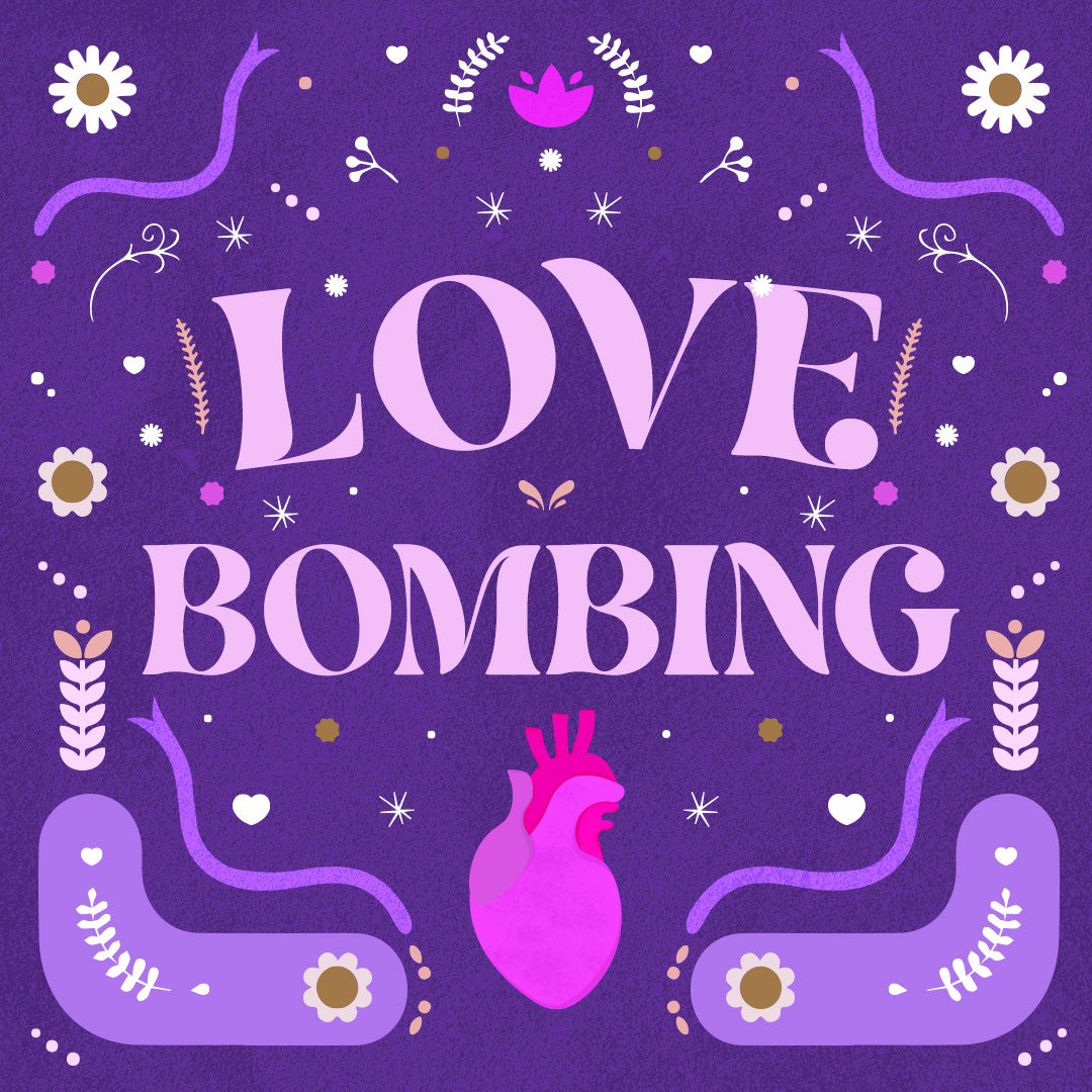 Love Bombing, Gas Lighting, Ghosting by Janset Merve Çimen on Dribbble