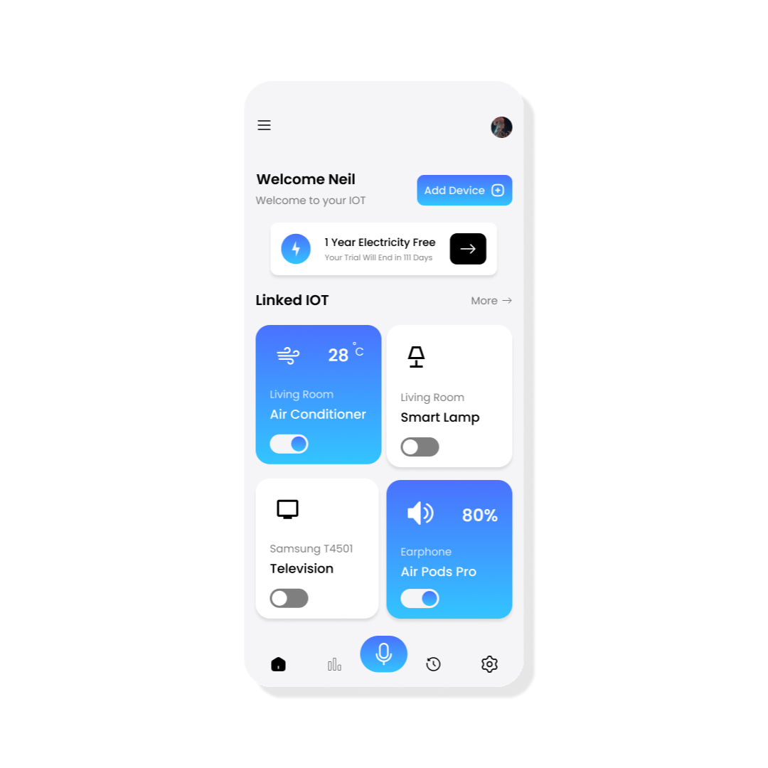 IOT App Design by Neil Christian on Dribbble