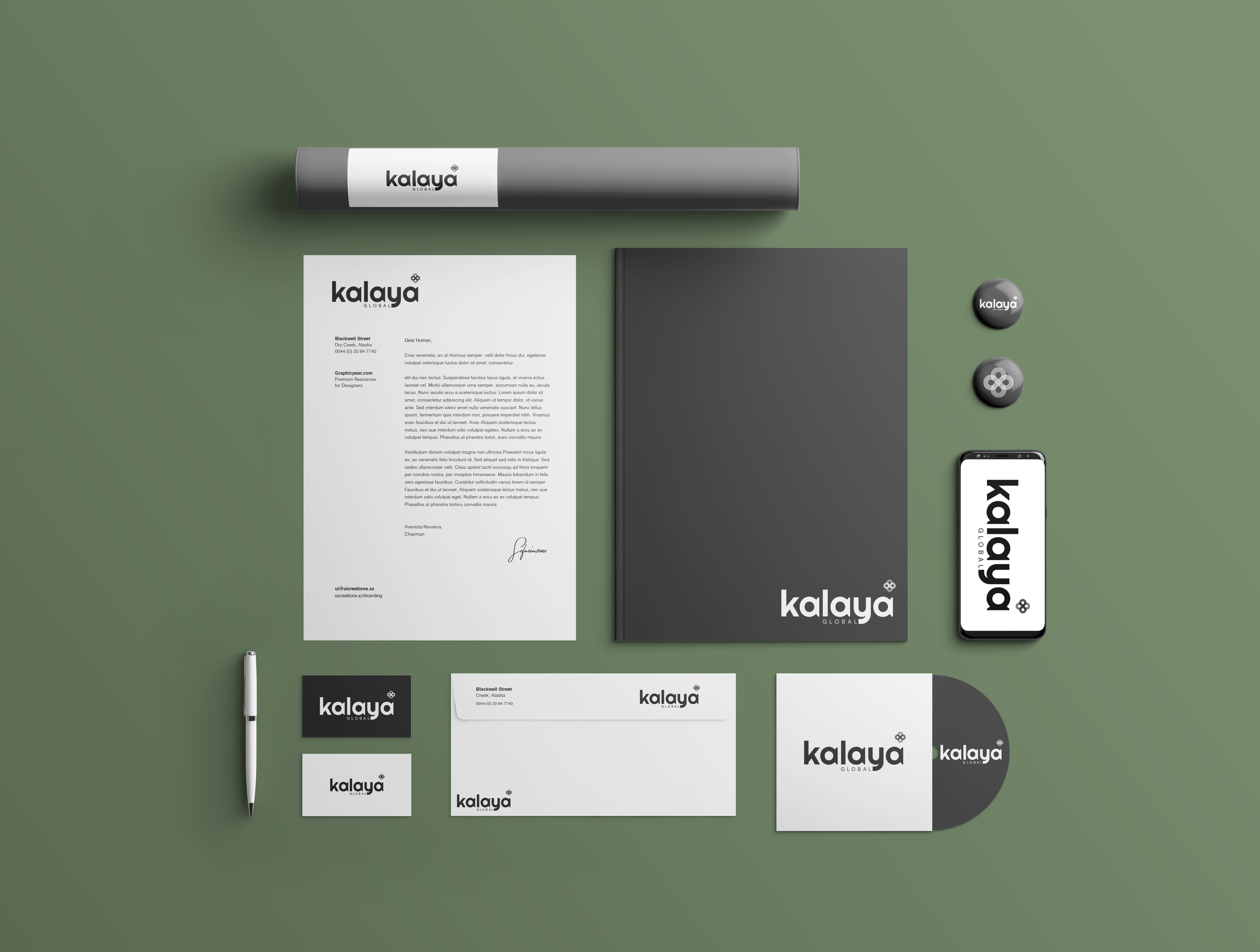 Kalaya Global Brand Identity Design by Aqib Rasool (DZYNR) on Dribbble