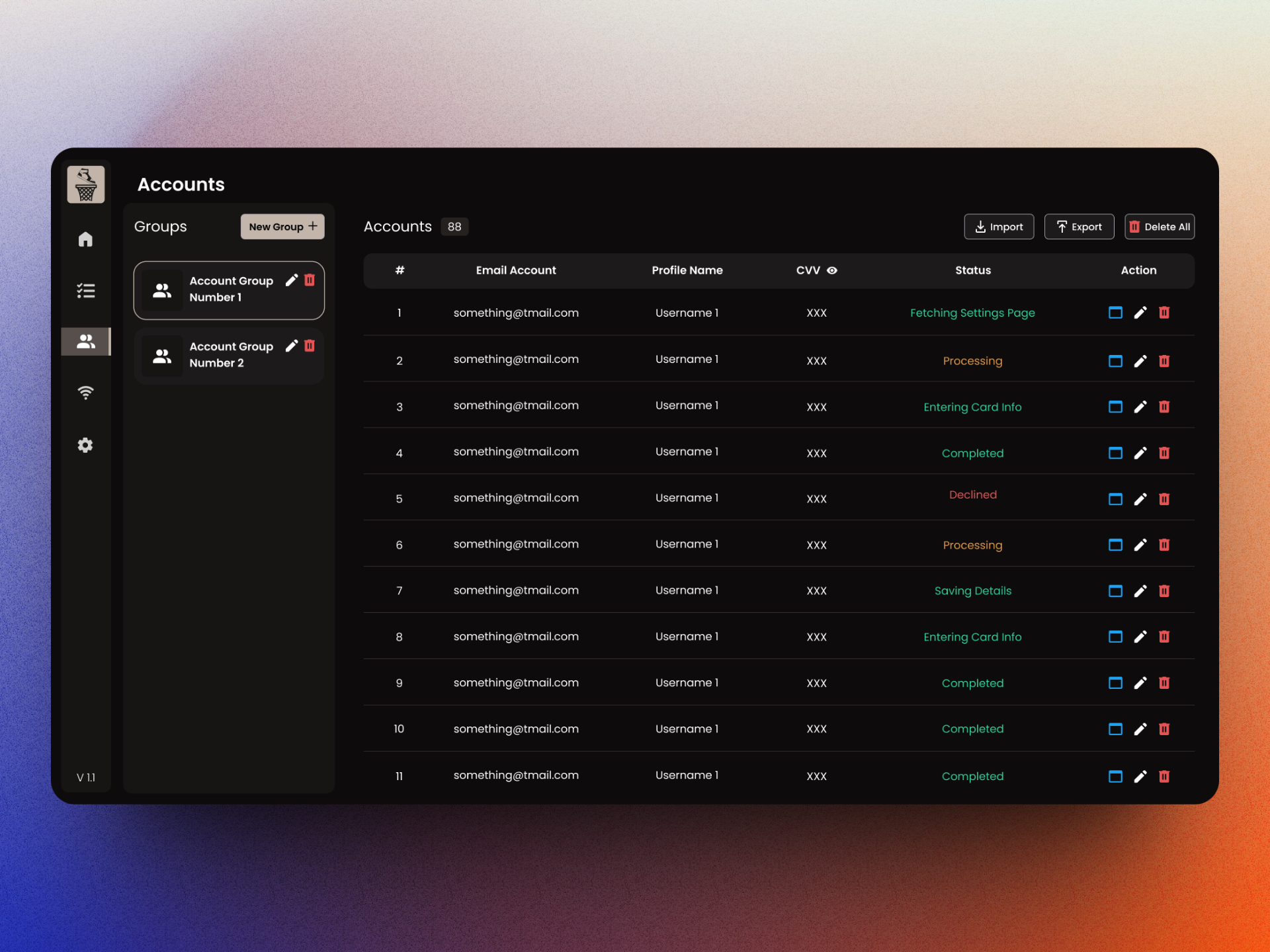 DunkBot - Nike Raffle Bot by Koders on Dribbble