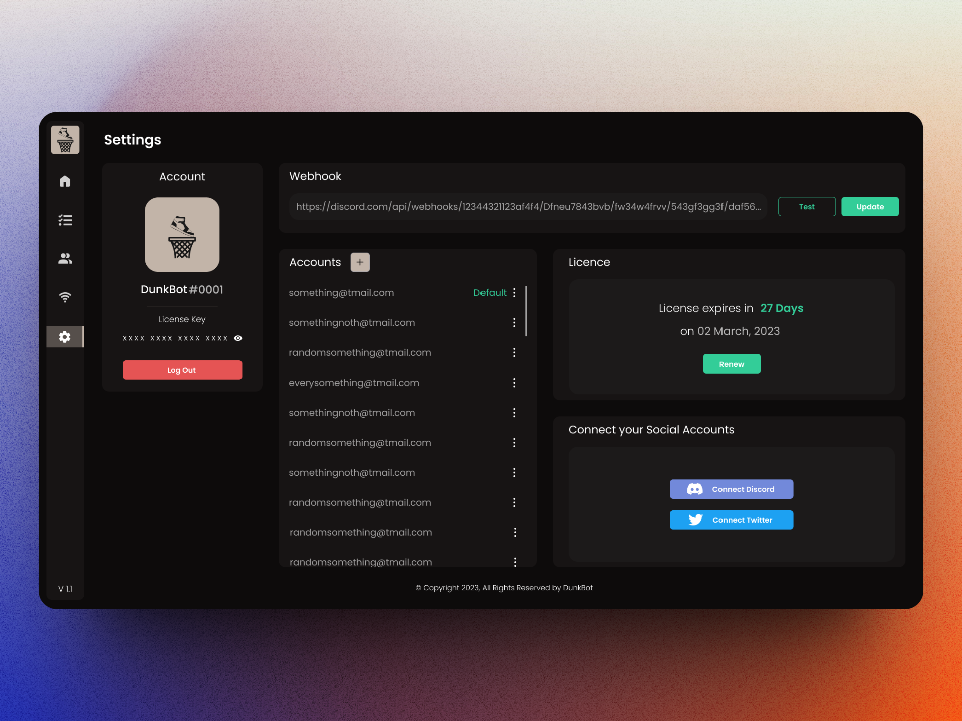 DunkBot - Nike Raffle Bot by Koders on Dribbble